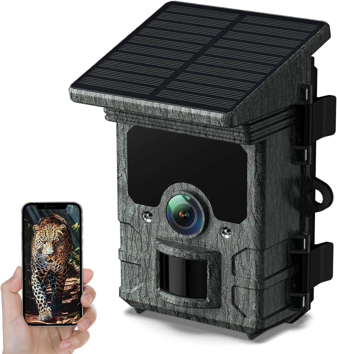4K 46MP WiFi Bluetooth Solar Wildlife Game Camera