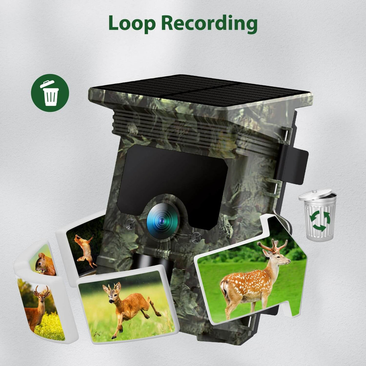 4K 46MP WiFi Bluetooth Solar Wildlife Game Camera