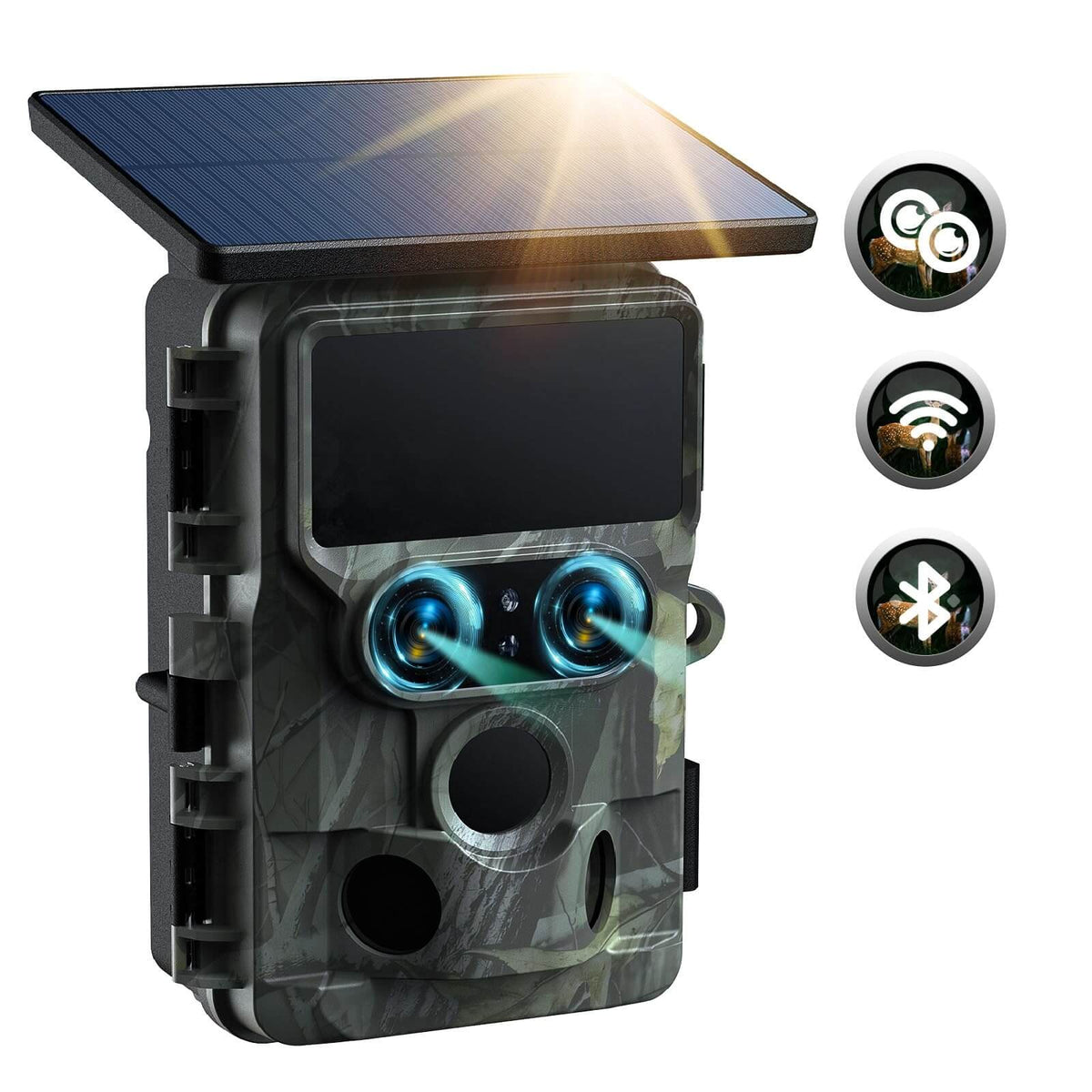 60MP Starlight Color Night Vision Solar Trail Camera | Voopeak