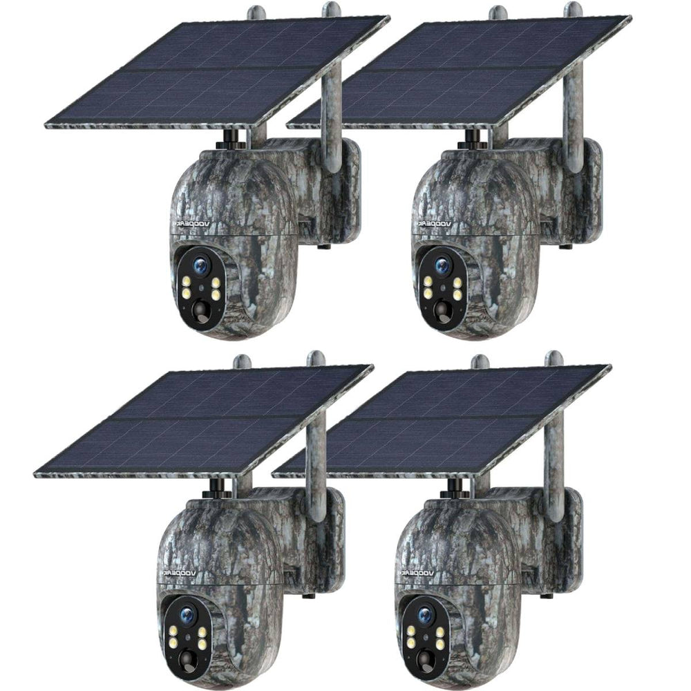 Voopeak 4G LTE Cellular Solar Powered Live View Trail Game Camera