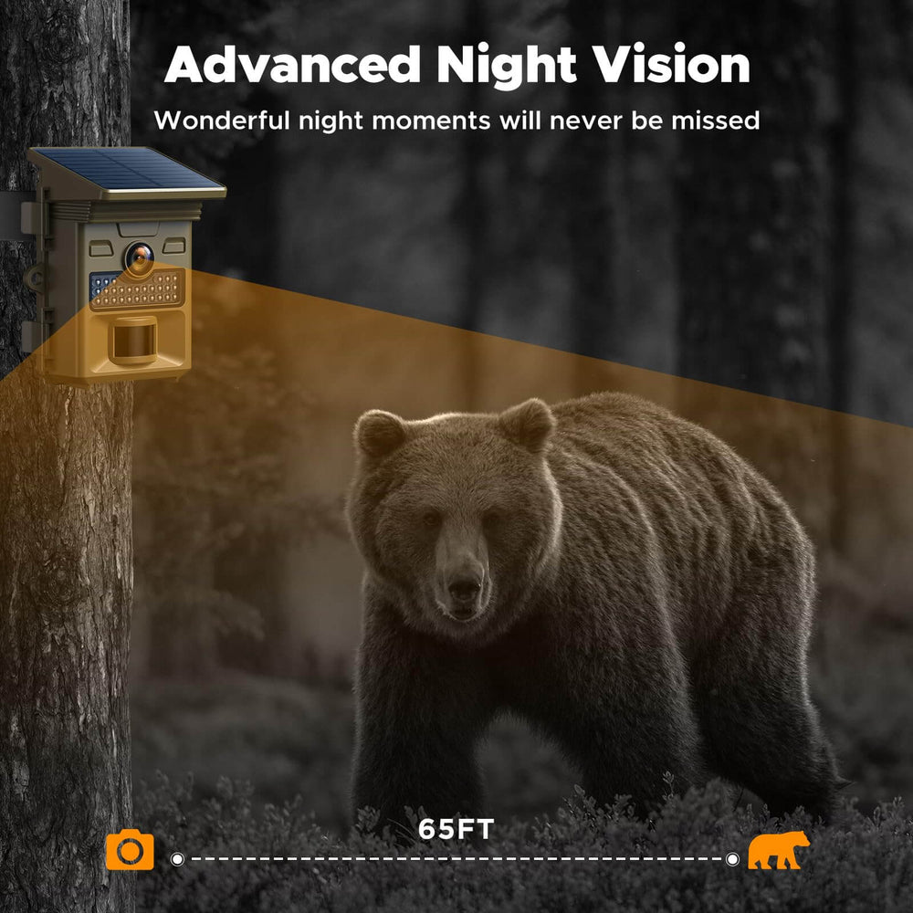 VOOPEAK TC19 4k Solar Trail Game Camera With 2.0-Inch Screen (No Wifi)